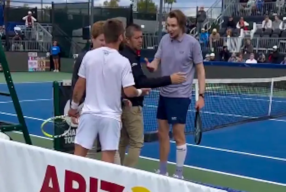 Video has emerged: "Do you want to fight?" - Tennis pro threatens ...