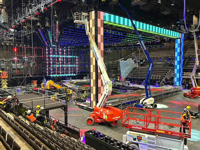Stage construction ESC 2025: "The audience will be very close - it's ...