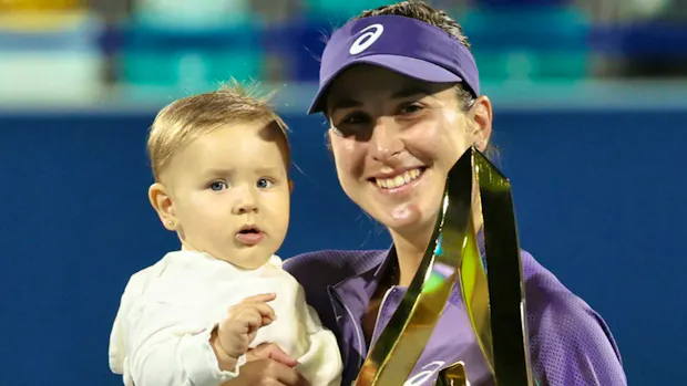 Tennis star travels the world with her daughter: Belinda Bencic: Being ...