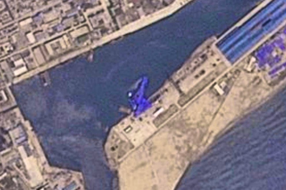 North Korean warship capsizes during launching | blue News