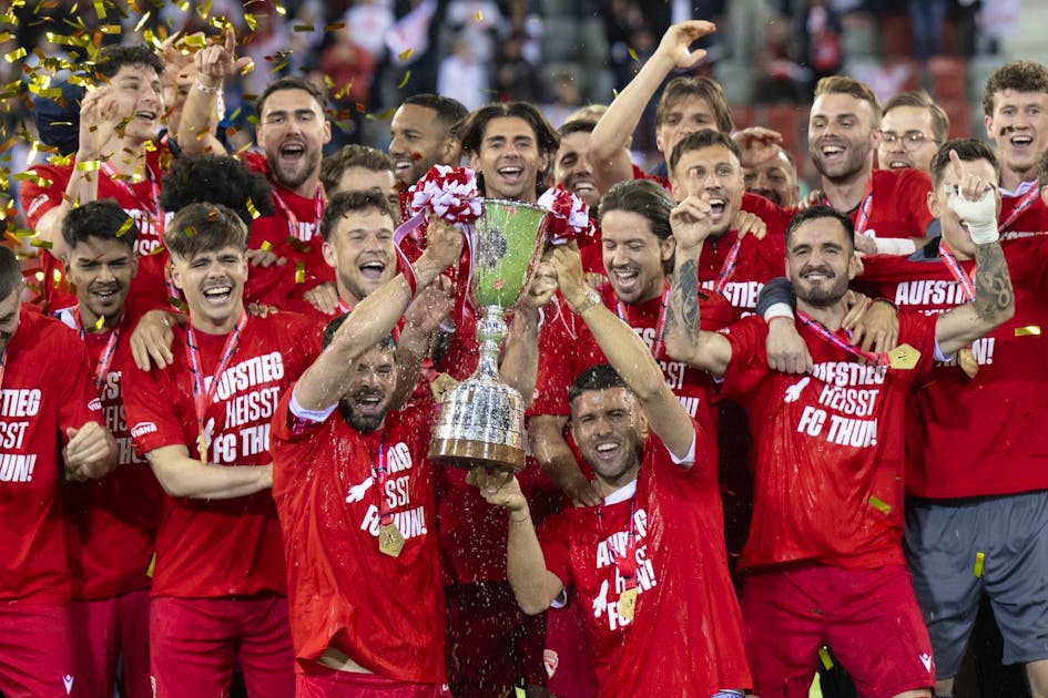Aufsteiger kann endlich mit Pokal feiern: Thun beendet die Saison mit ...