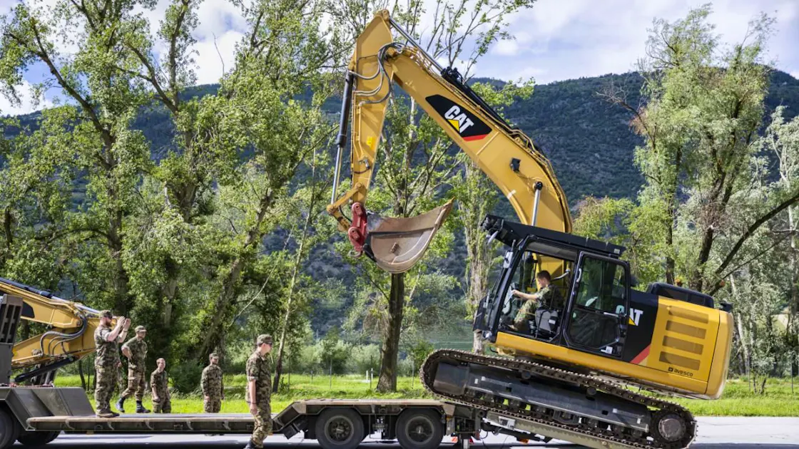 Landslide: Army ensures operational readiness for Blatten VS | blue News
