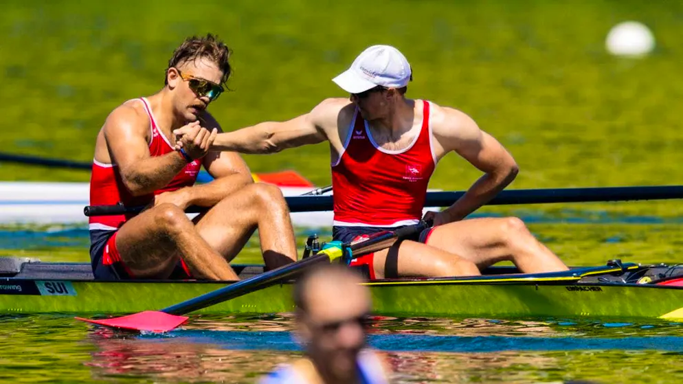 Rowing: Brunner/Plock on the podium on Lucerne's Rotsee | blue News