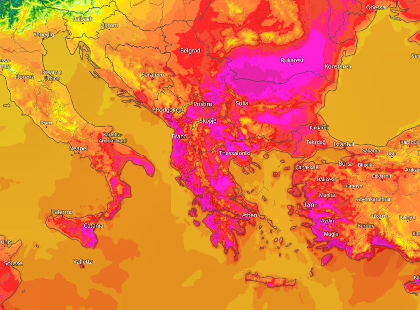 Extreme Hitzewelle erfasst Südeuropa – teils fast 50 Grad erwartet | blue News