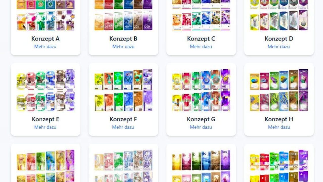 So könnten die neuen Schweizer Banknoten dereinst aussehen | blue News