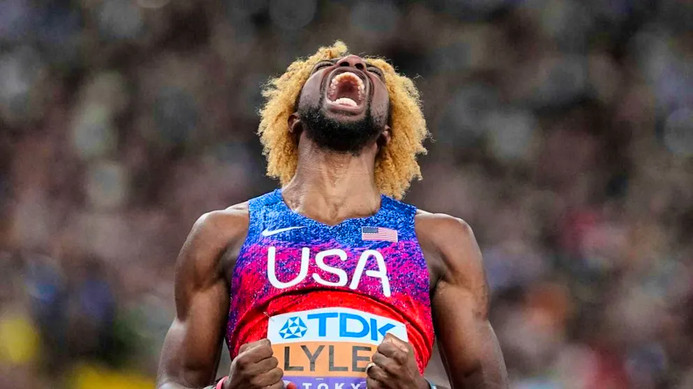 Athletics: Lyles with fourth World Championship title in a row over 200 ...