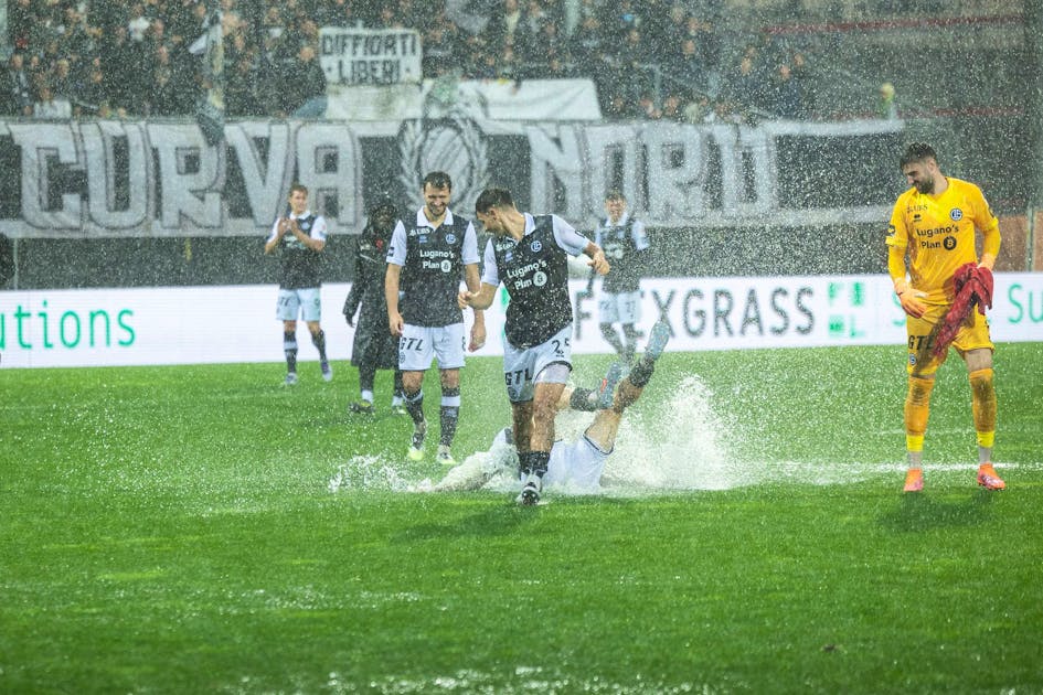 No resumption in the 48th minute: Match between Lugano and St. Gallen ...