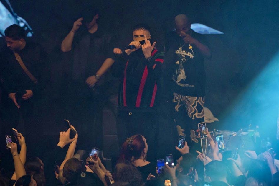 Rapper Haftbefehl gives his first concert since the hype documentary ...