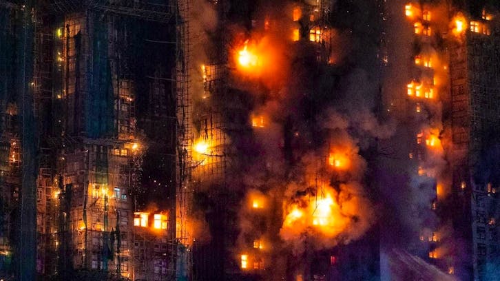 China: At least 36 dead in major fire in Hong Kong | blue News