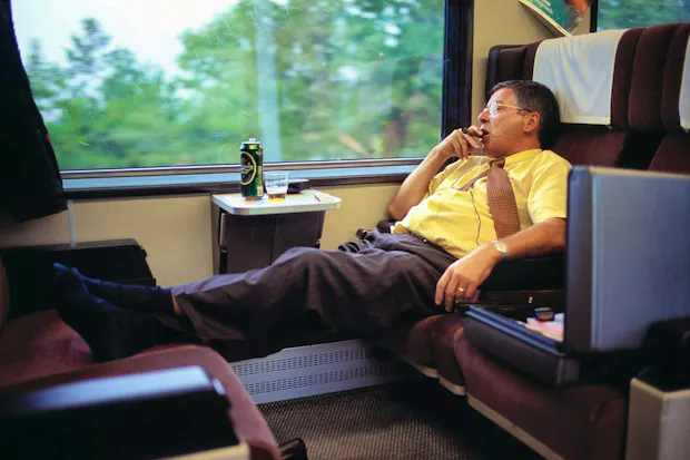 This is how it was in the smoking compartment: Smoking was banned on ...