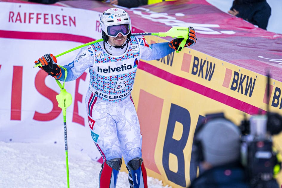 Freak-out despite podium finish: Kristoffersen destroys ski poles in ...