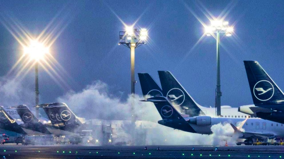 Germany: Due to icy conditions: Frankfurt Airport cancels many flights ...