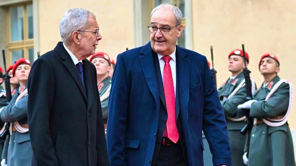 State visit: Parmelin received by Austrian Federal President in Vienna ...