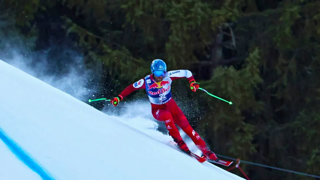 Techniker Marco Schwarz will beim Super-G-Debüt in Kitzbühel angreifen ...