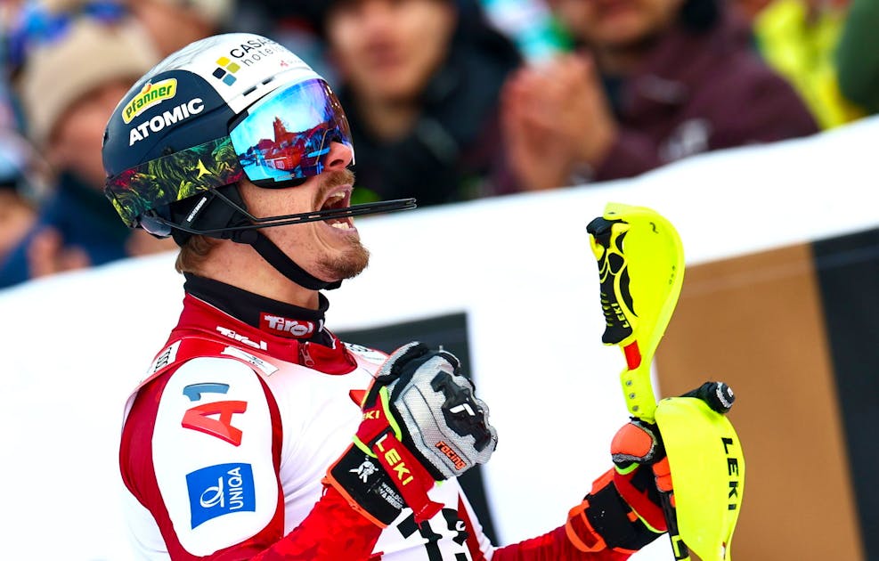 Slalom in Kitzbühel: Ösi star Feller makes the hut shake with home ...