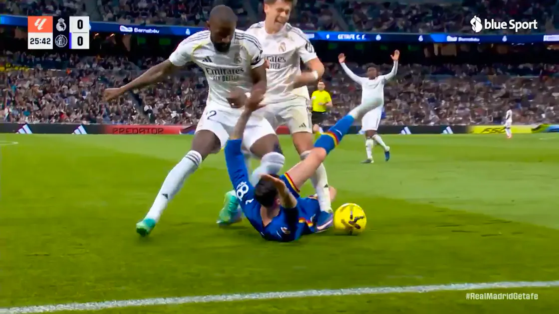 Real star loses his nerve in defeat: Rüdiger under fire after horror ...