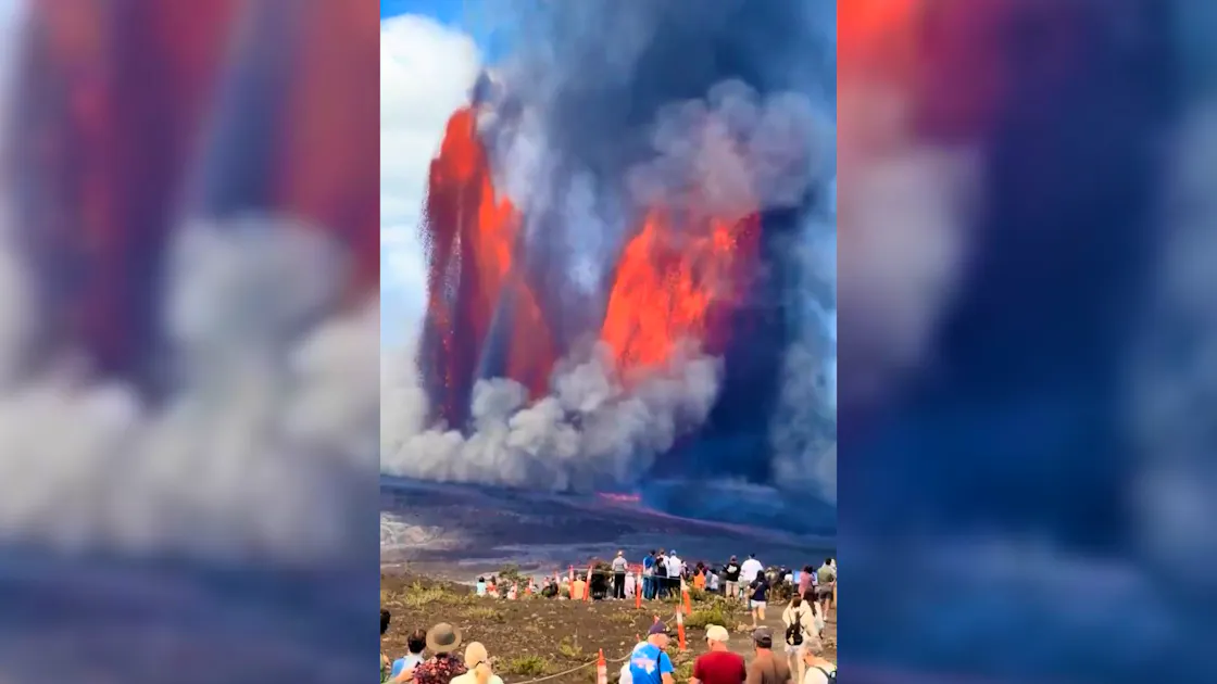 Spektakuläre Aufnahmen: Kilauea auf Hawaii bricht erneut aus ...