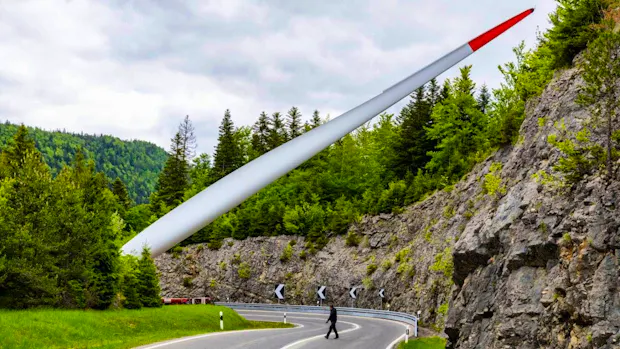 Energy: Huge rotor blades roll through the Vaud Jura | blue News