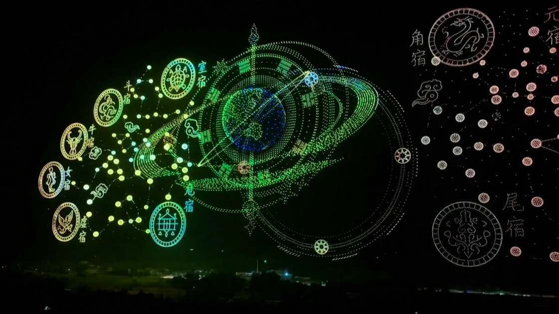 Triple Guinness World Record: Chinese drone show breaks all dimensions ...