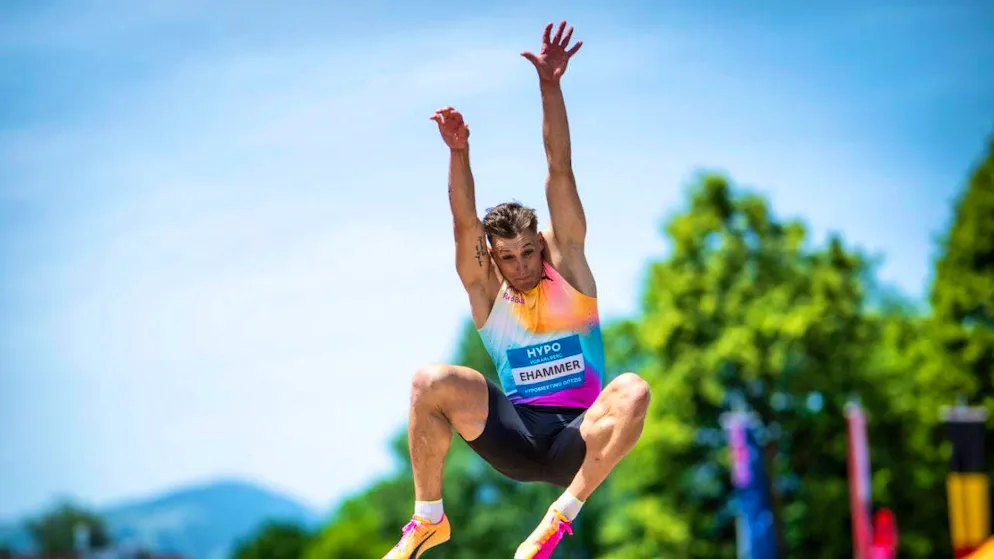 Athletics: Simon Ehammer with Swiss long jump record of 8.51 m | blue News