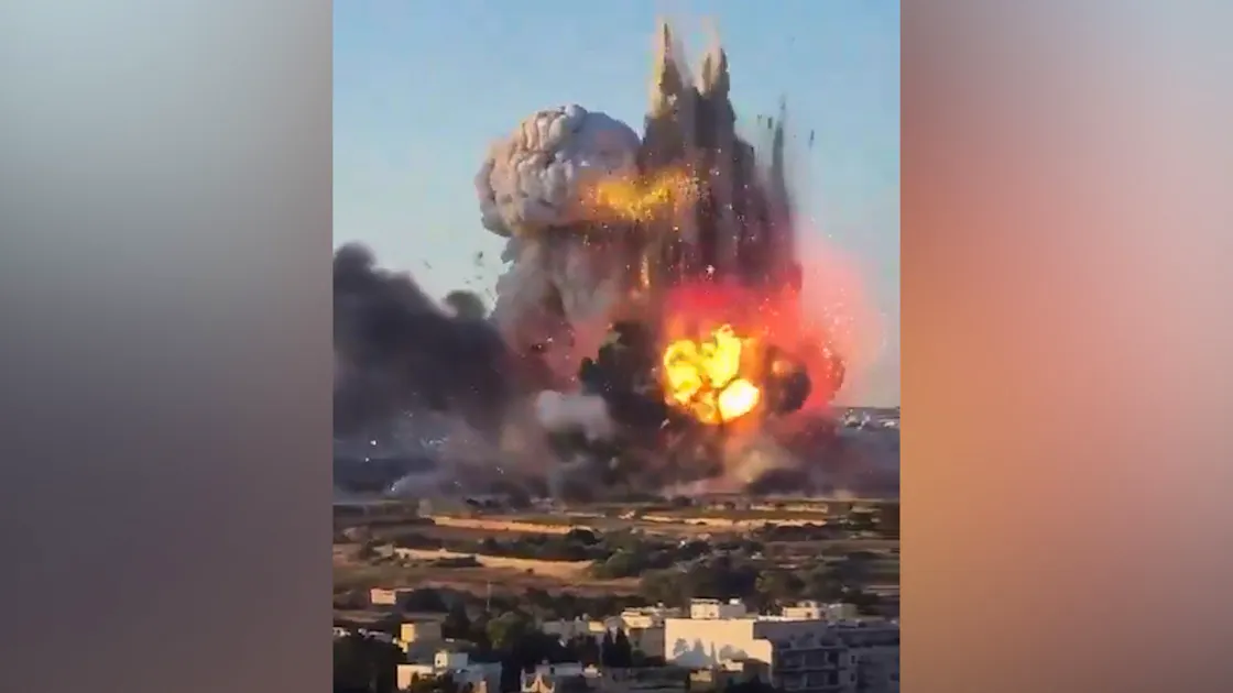 Fireworks factory blows up: Huge explosion rocks Malta - blast wave ...