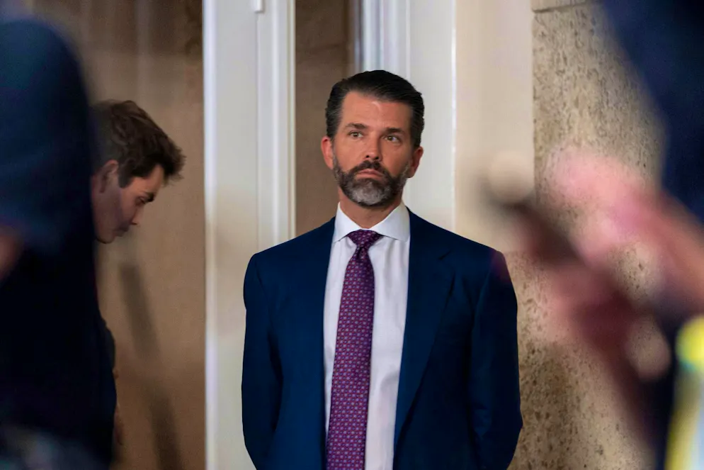 Meeting behind closed doors: Donald Trump Jr. in Zurich: secret meeting ...