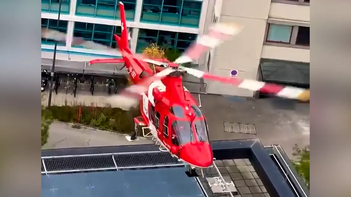 Routine mission goes viral: This precise landing maneuver by Rega ...