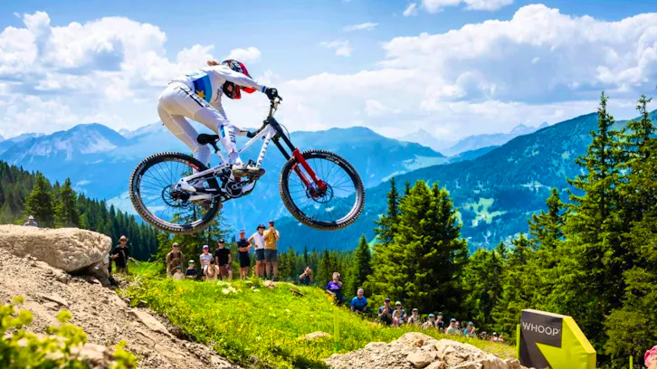 Mountain Biking: European Downhill Champion Lisa Baumann Narrowly ...